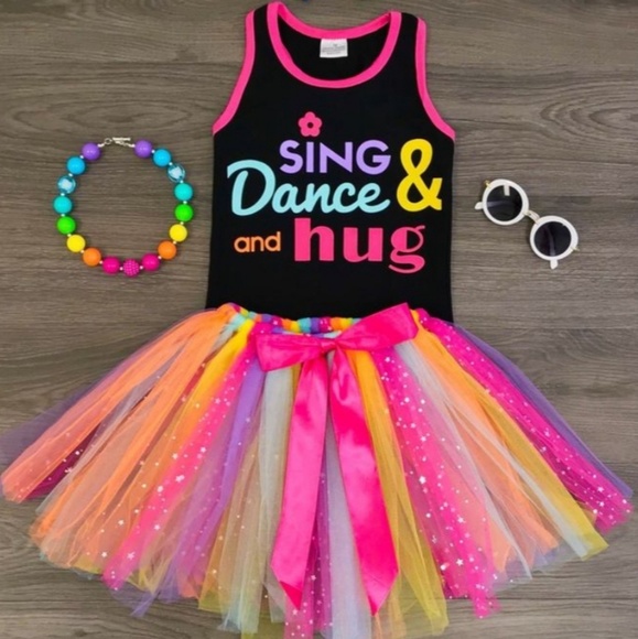 Matching Sets | Sing Dance Hug Tutu Set | Poshmark